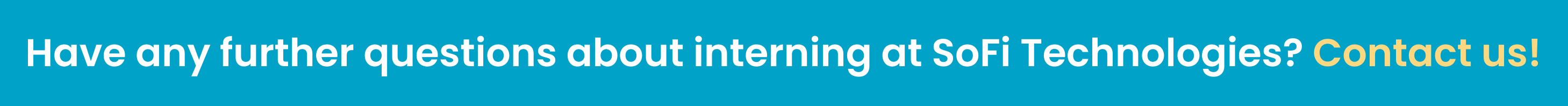 SoFi Intern Experience