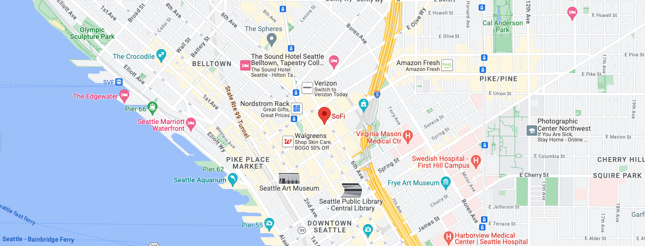 SoFi Location Seattle